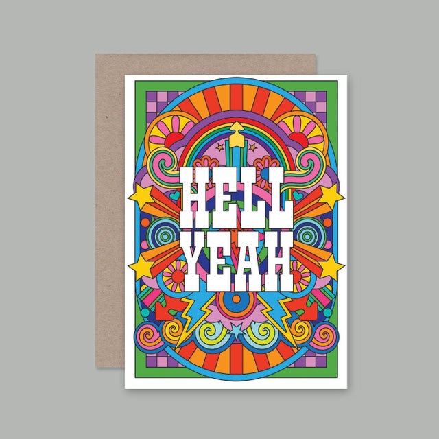 AHD Paper Co - Hell Yeah card